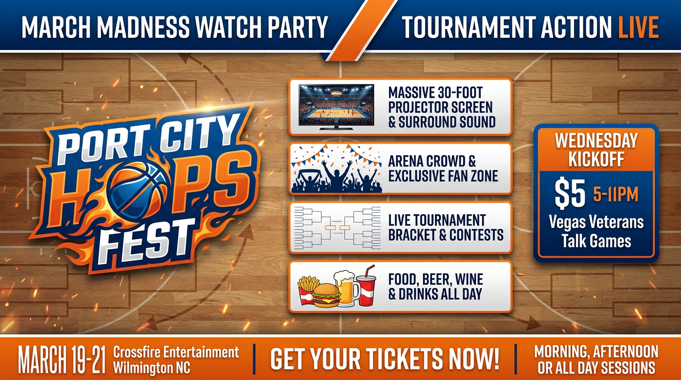 March Madness Viewing Event | Wilmington, NC